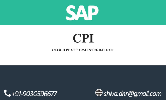 SAP CPI » Go Video Tutorials